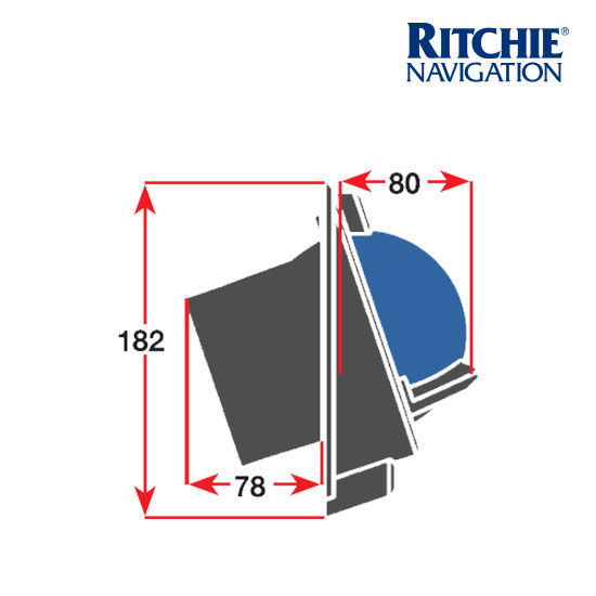 ASAP Marine (Thailand). Ritchie Compass Navigator Bulkhead Mount