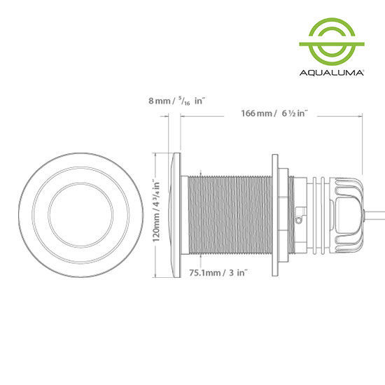 ASAP Marine (Thailand). Aqualuma 12 Series G4 Underwater Lights