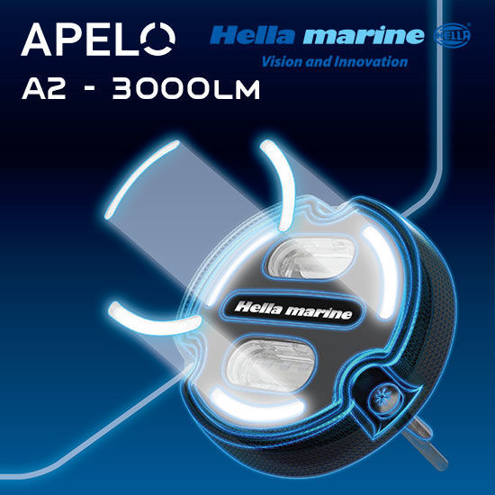 ASAP Marine (Thailand). Hella Marine Apelo A2 Underwater Lights - Aluminum